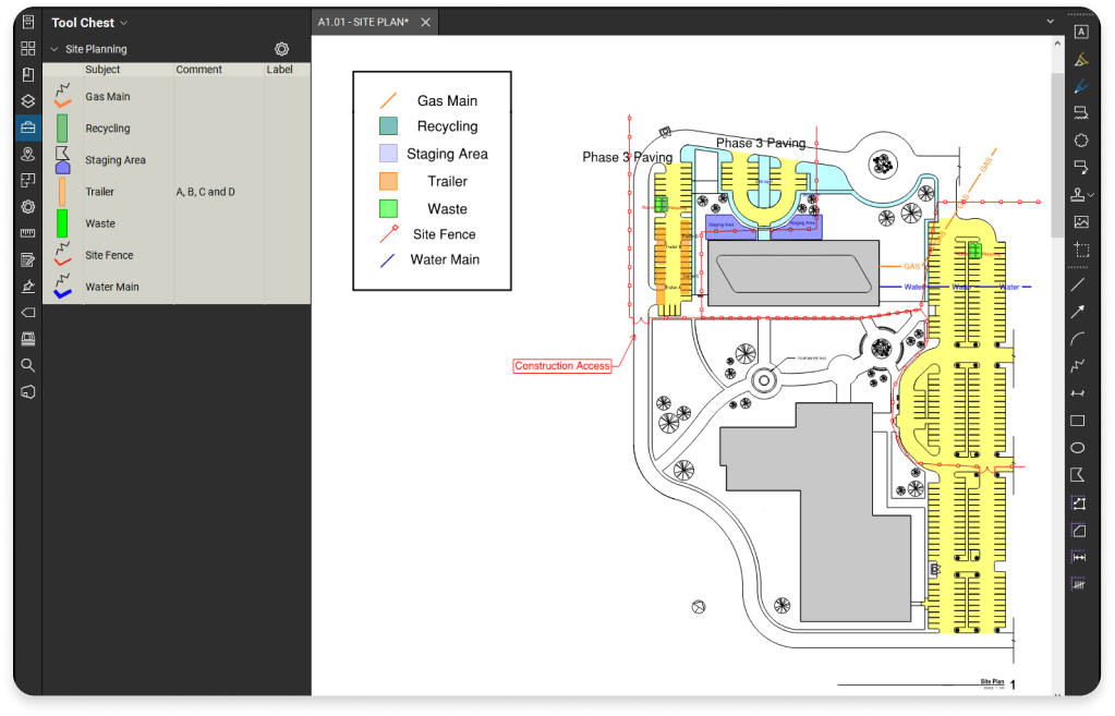 Construction Site Logistics Plan Sample South Street Landing | BETA