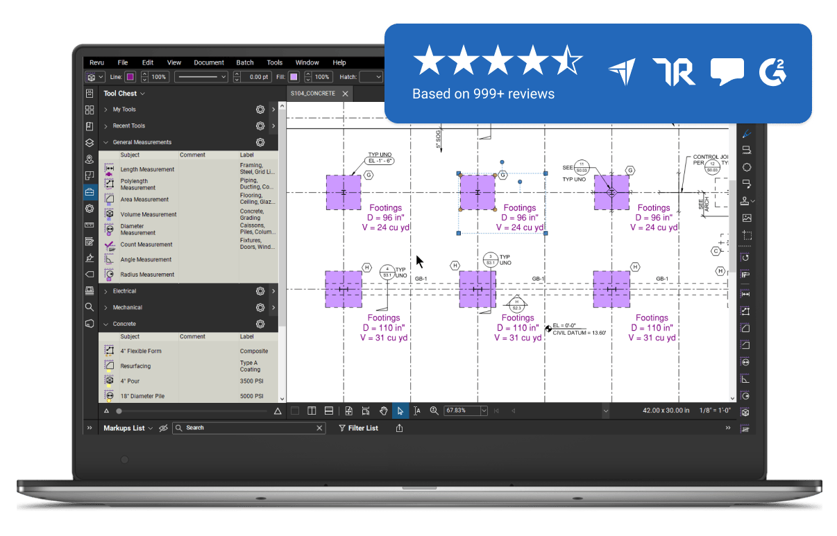 Free 14-Day Trial | Bluebeam Takeoff & Estimating Software for ...